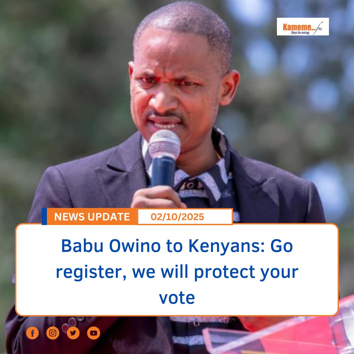 Kameme Fm Logo Kumuramura Magatheti @Kameme FM @stacy_wa_digital