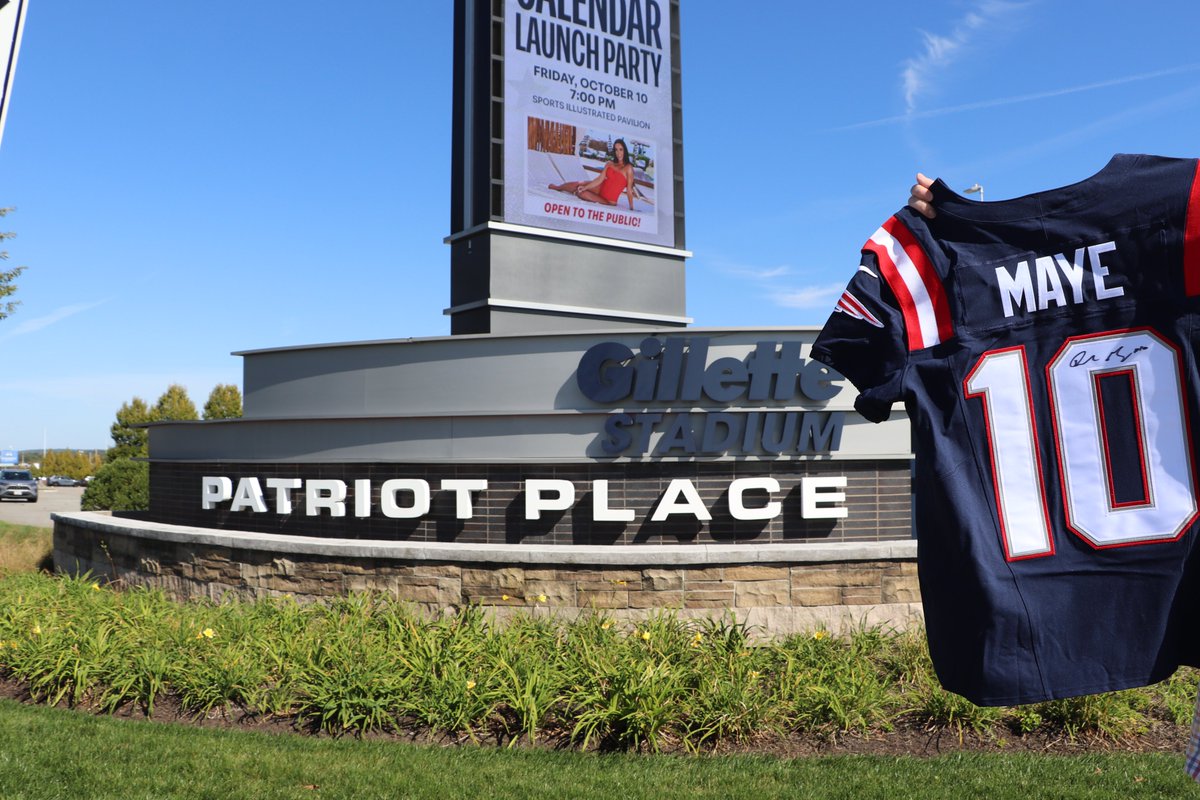 Patriot Place Logo COMBO: New England Patriots NFL Football Team Logo