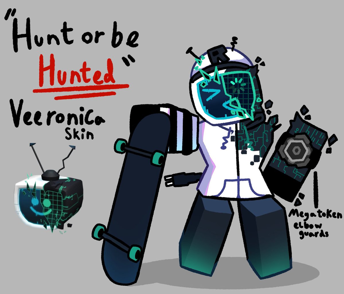 Skin Concept An UNOFFICIAL skin concept for Veeronica, named "Hunt or ...