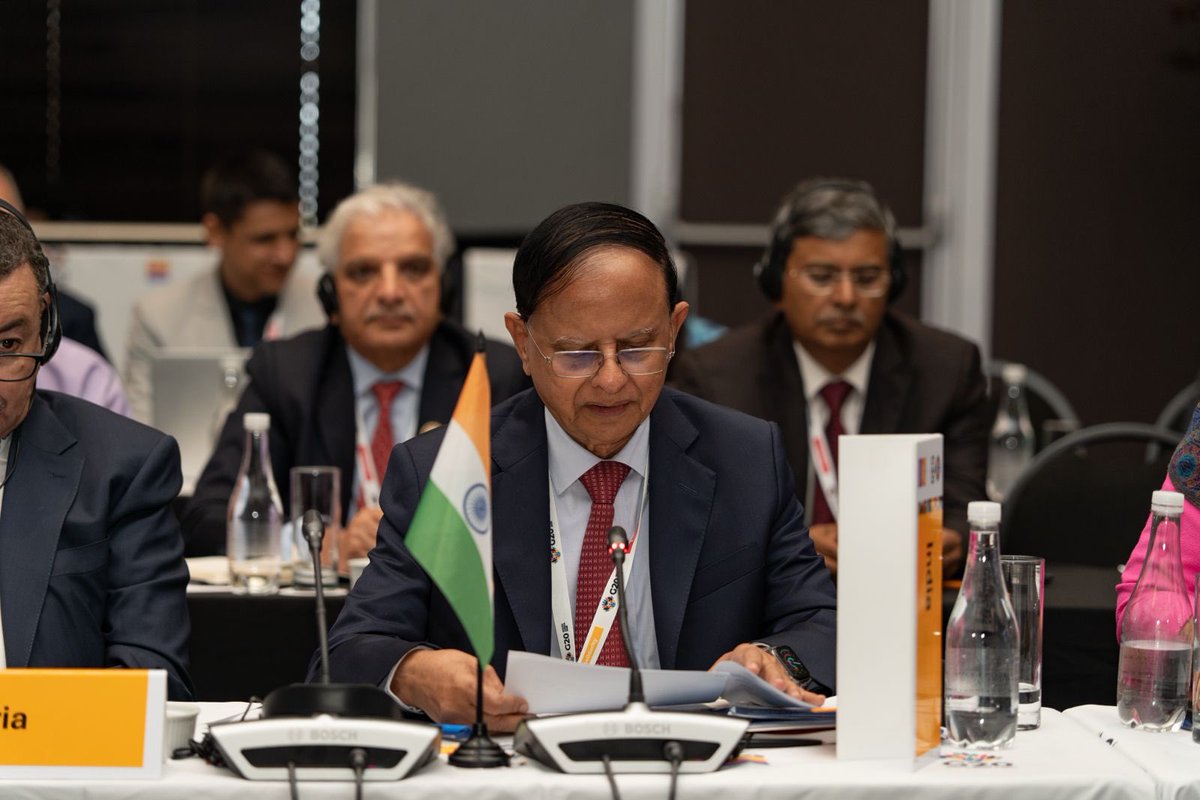 At the #G20SouthAfrica DRR Ministerial Meeting in Cape Town, Dr. PK ...