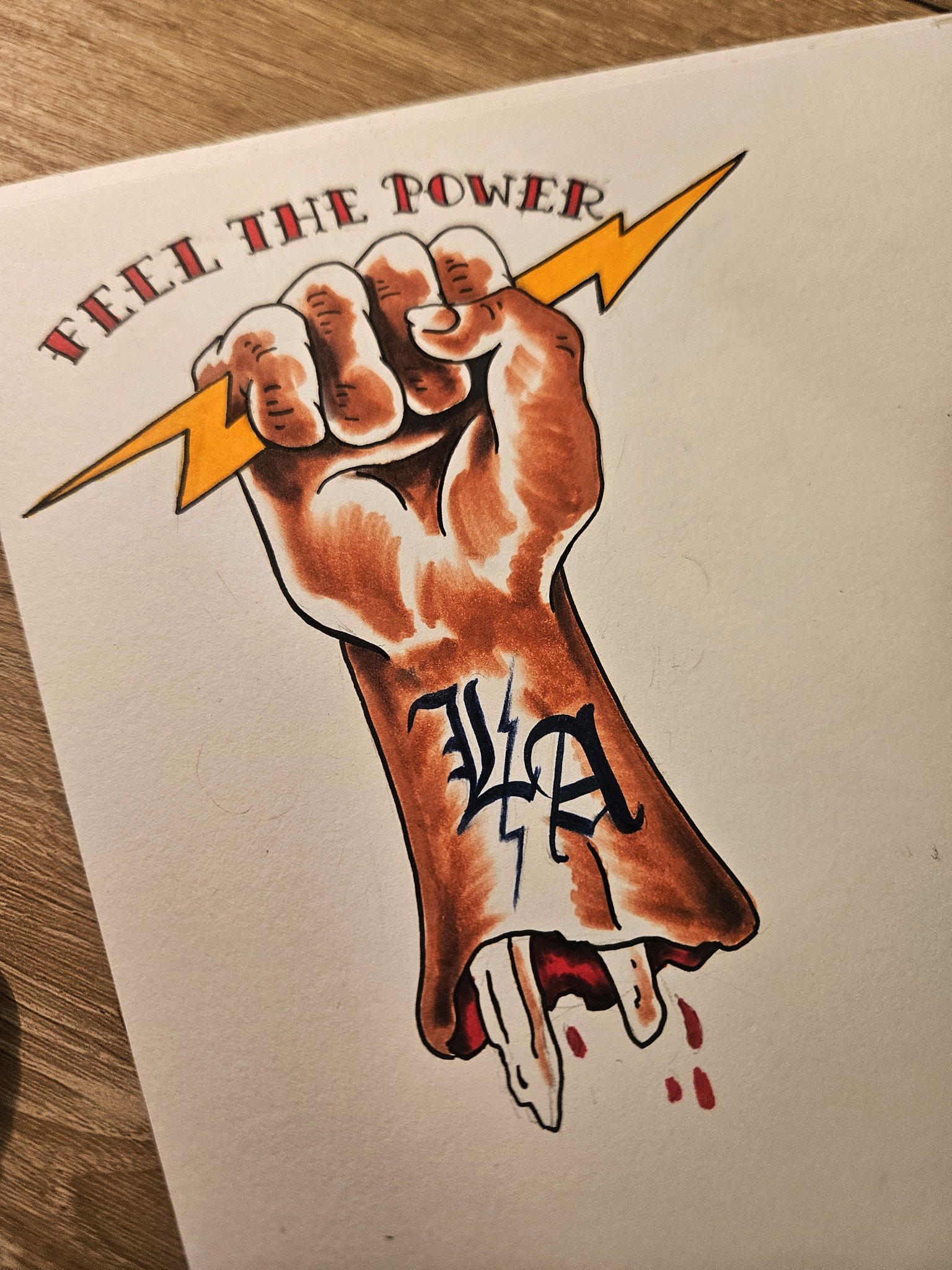 Black Power Tattoos Ideas
