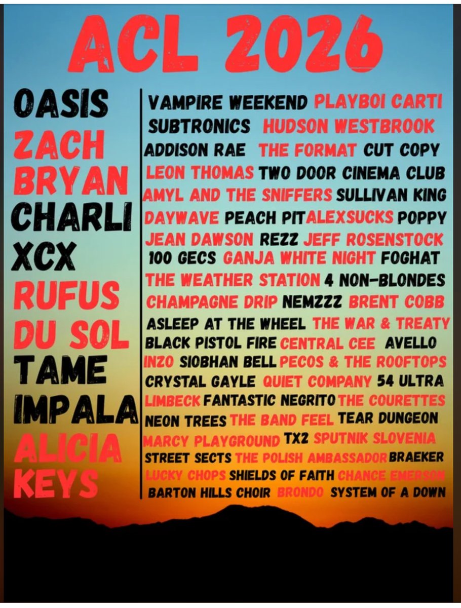 Acl Fest Rumors