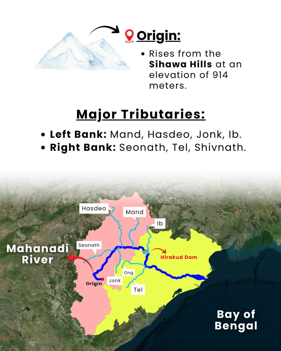 Mahanadi River Map