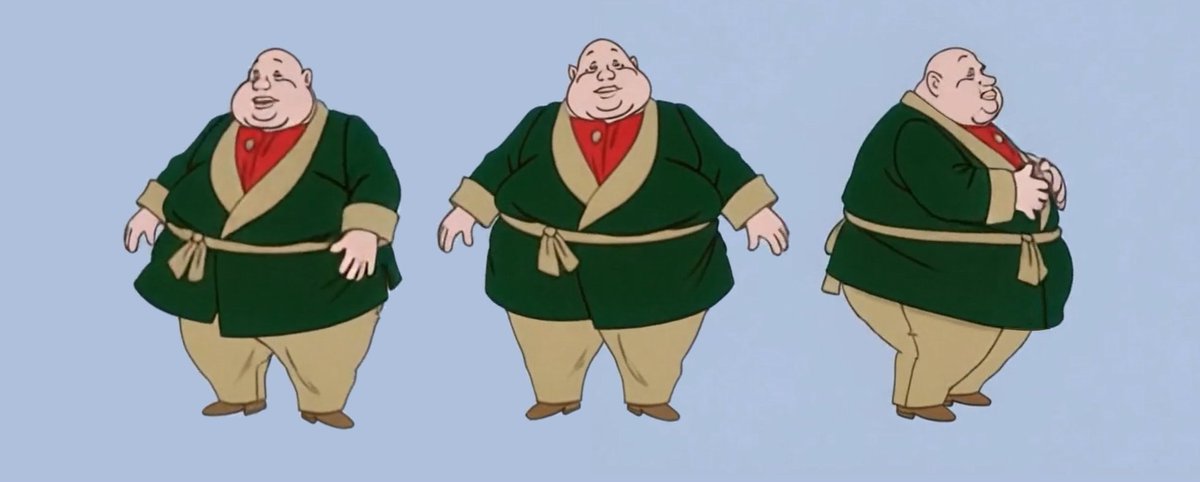 The obese character Reginald Glut from the animated series Clue Club ...