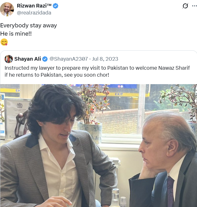 Maryam Nawaz openly backs and strongly supports sewer rats like Razi ...