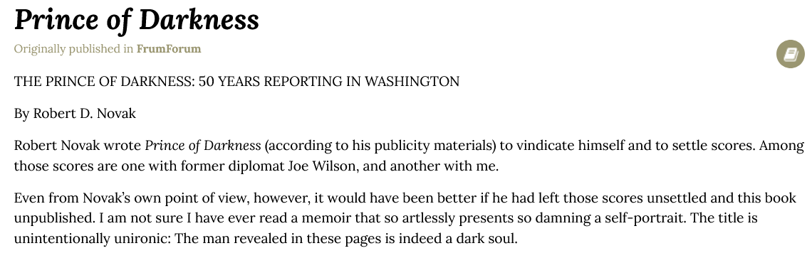 @WBarlaam Yep, Buckley stood by as Lowry and the detestable Mona Charen ...
