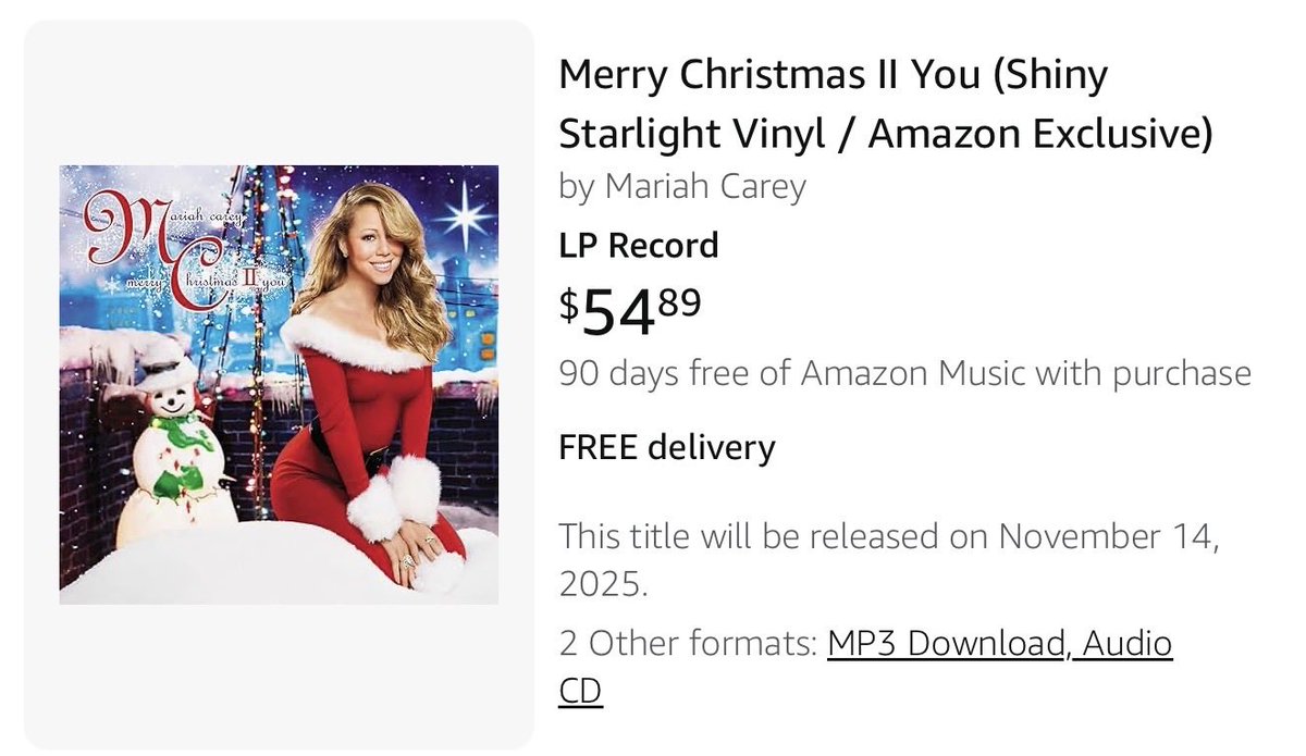 Merry Christmas Ii You Mariah