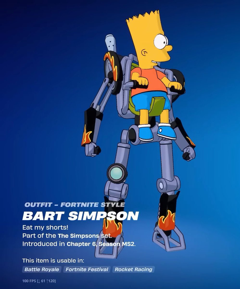 FORTNITE ITEM SHOP RELEASE DATES! - The Simpsons Bart Simpson Skin ...