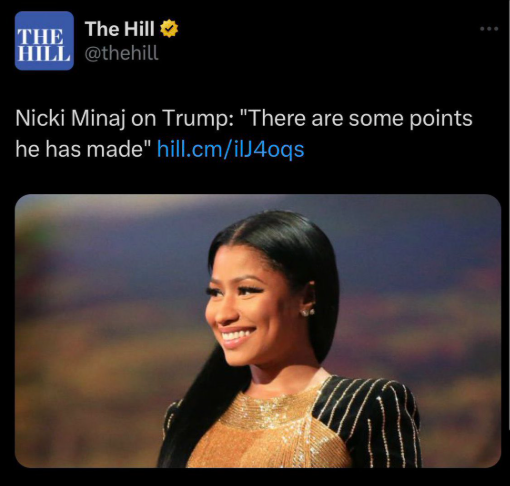 Nicki Minaj joins Erika Kirk at AmericaFest and praises Trump ...