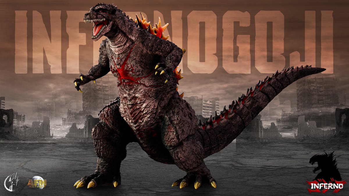 In addition. Here's the first official look at Godzilla's design for ...