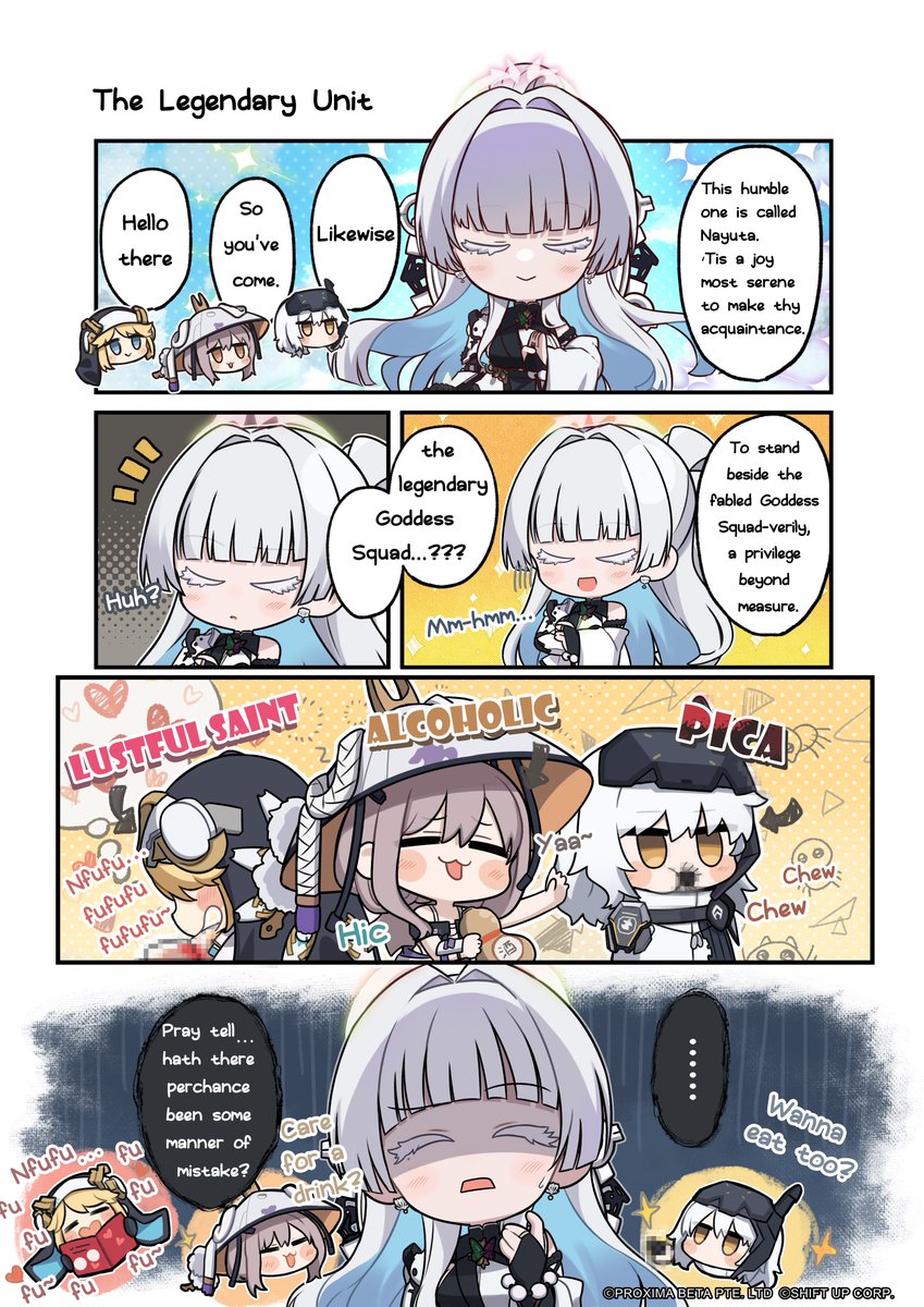 【NIKKE Comics】 GODDESS OF VICTORY: NIKKE Official Four-Panel Comics ...