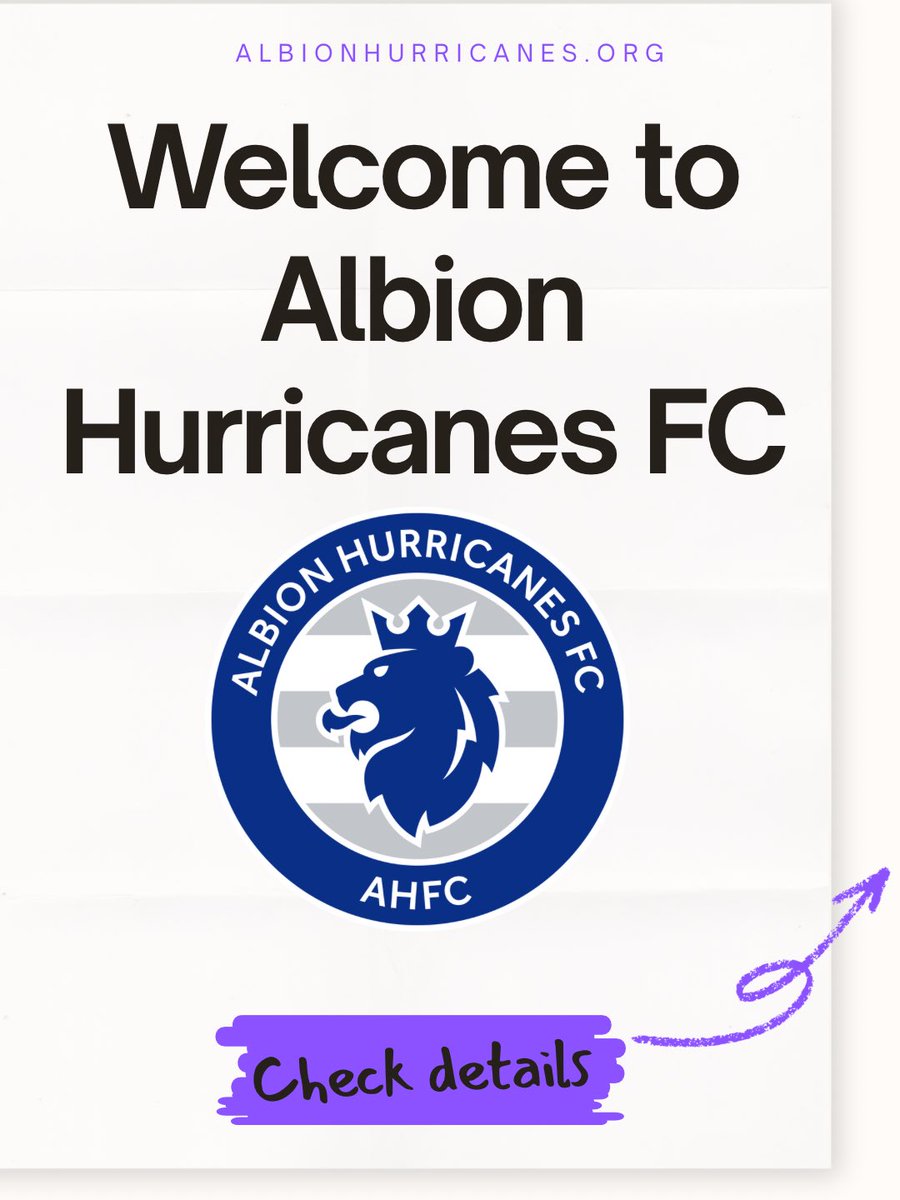 Albion Hurricanes FC (@ahfcsoccer) / Posts / X