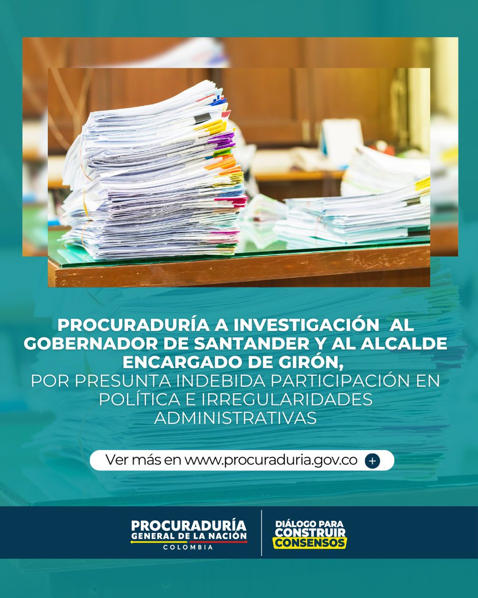 La @PGN_COL abrió investigación disciplinaria al gobernador de ...