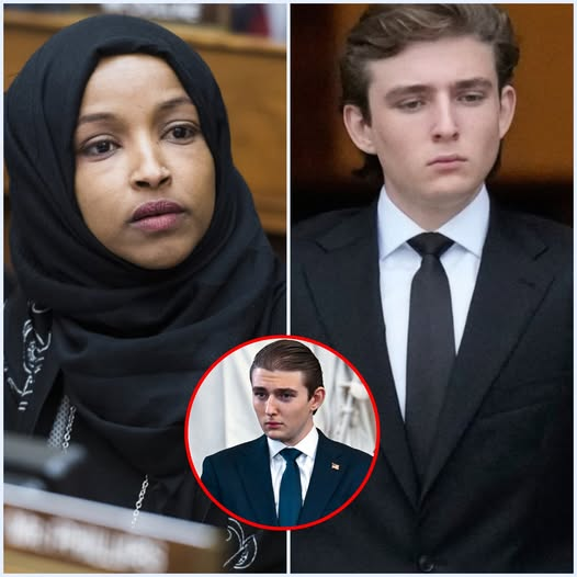 Ilhan Omar’s Bold Remark and Barron Trump’s Impressive Retort: A Moment ...