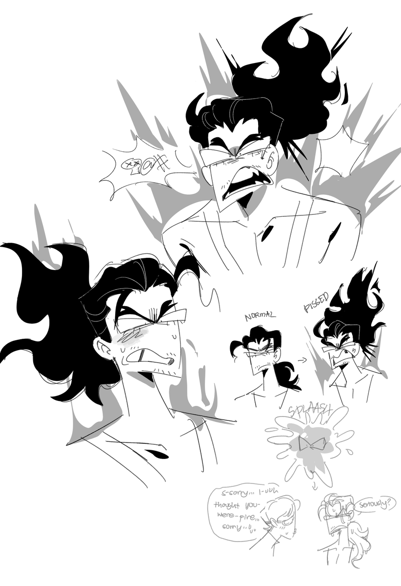 just a dumb idea, but I like messing around with Flambae's hair, where ...