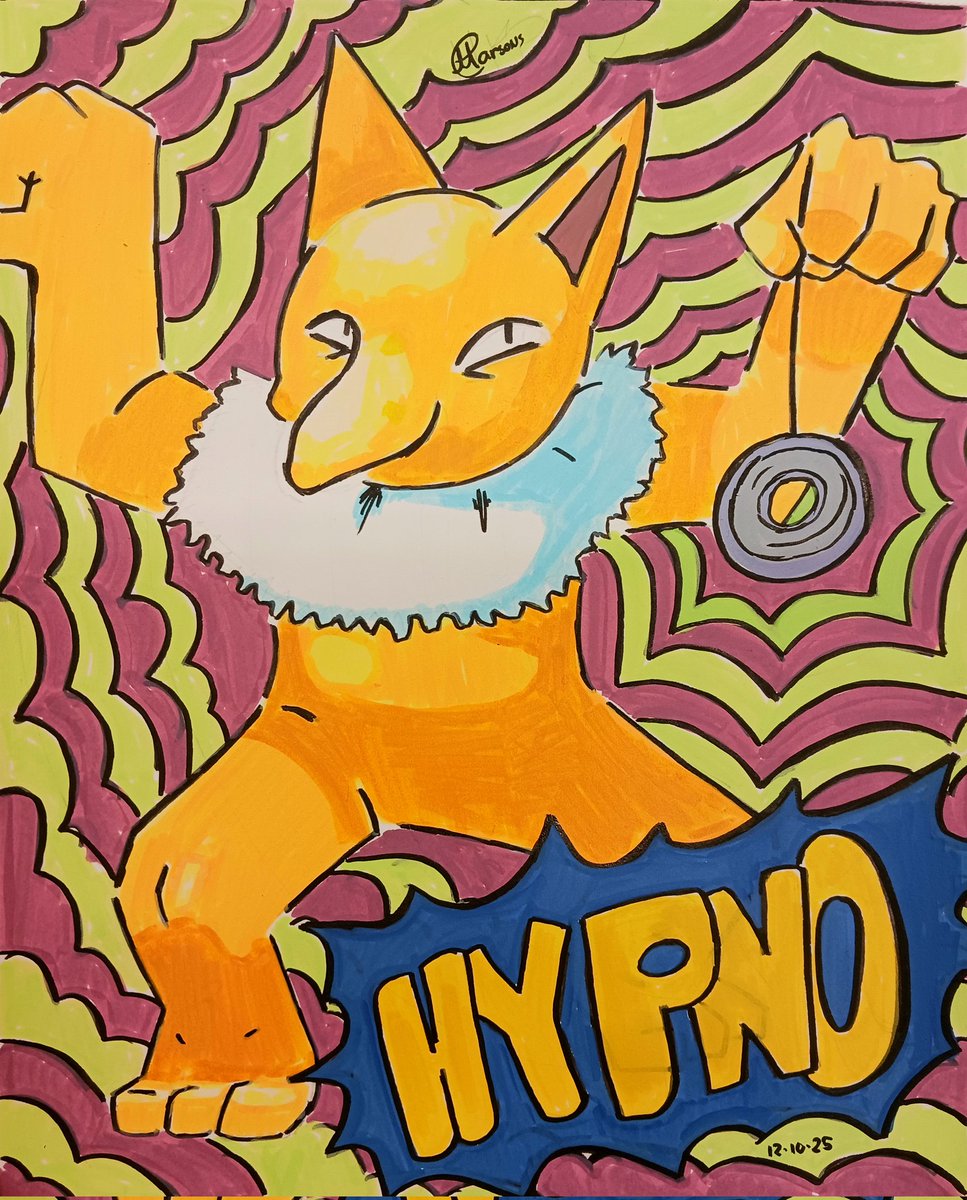 I Love Love Love Hypno Hypno Pokemon Gen1 Psychic Marker