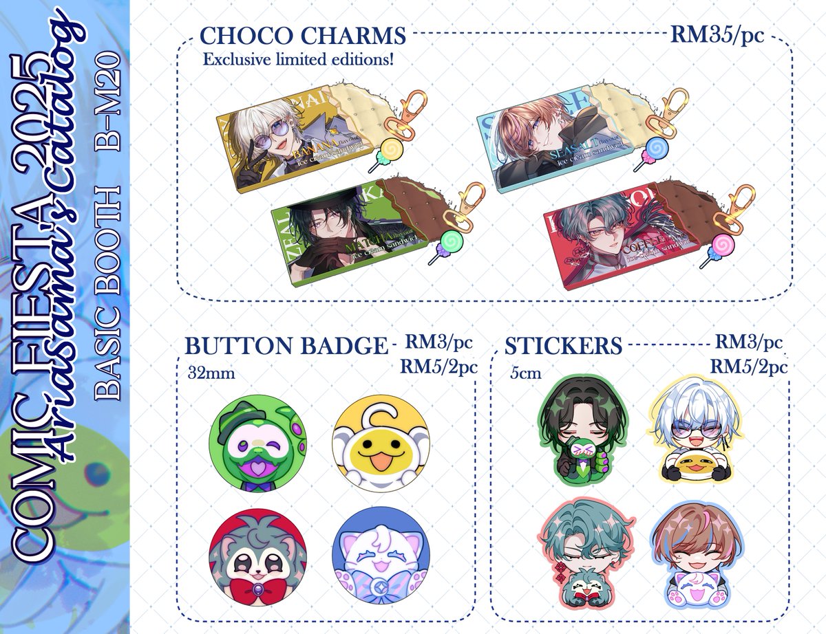Hello! Here is my catalog for Comic Fiesta 2025! Now available for PO ...