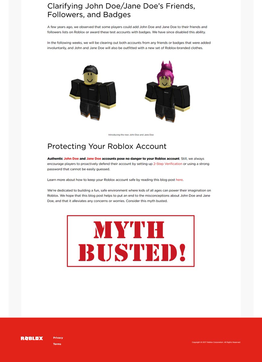 'The Real Backstory of the John Doe & Jane Doe Myths' -- ROBLOX ...