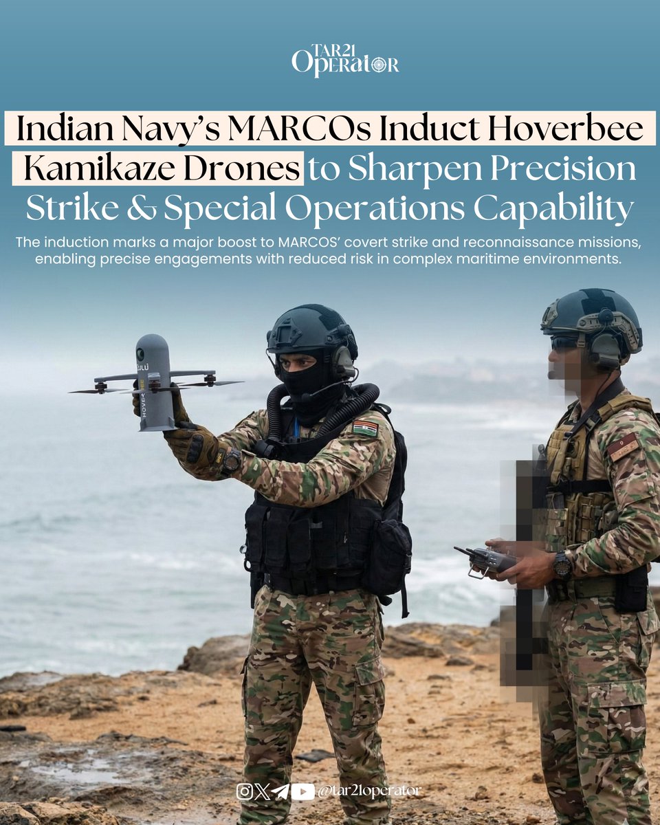 Indian Navy’s elite MARCOS have inducted indigenous Hoverbee kamikaze ...