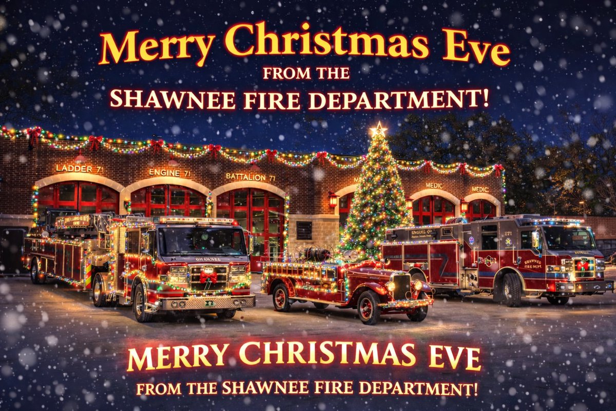 Fire Department Merry Christmas