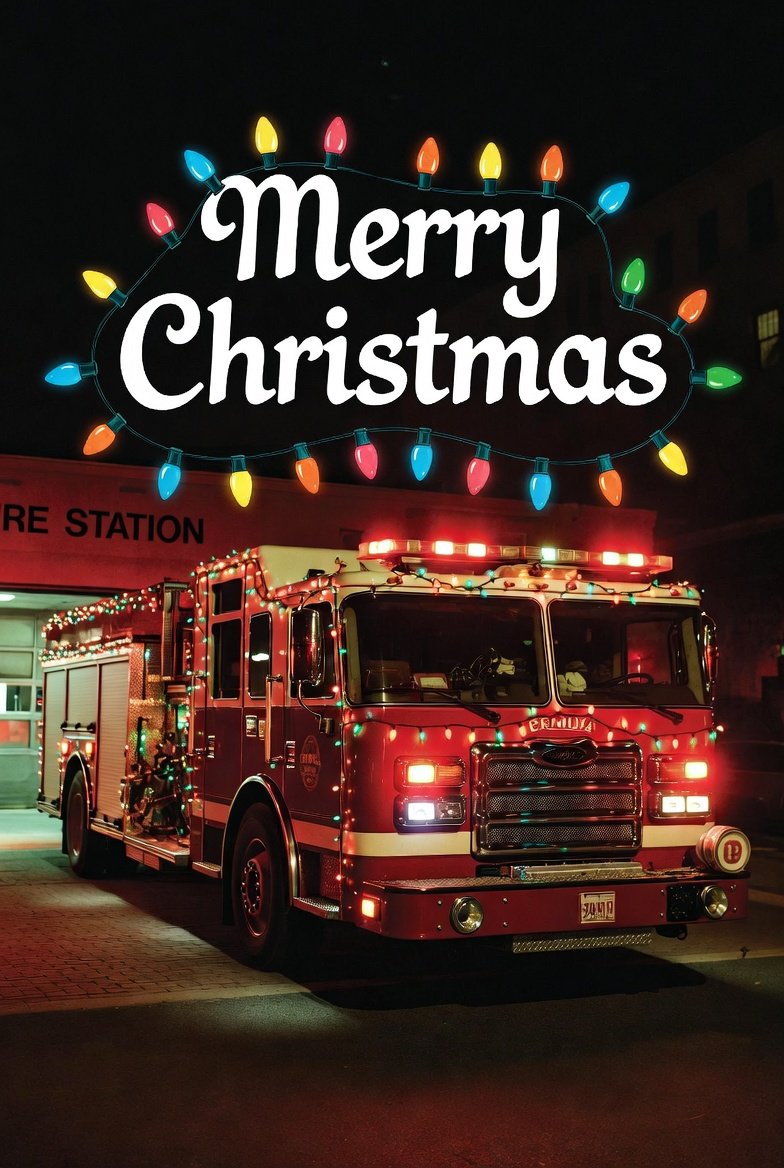 Fire Department Merry Christmas
