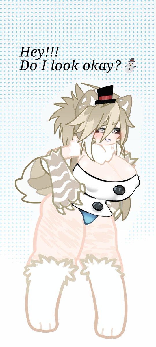 A little snowman costume ☃️ #gachasfw #gachasfwcommunity #gachalife2 # ...