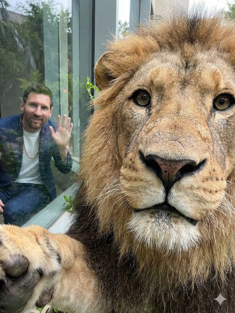 Lionel Messi Lion Logo