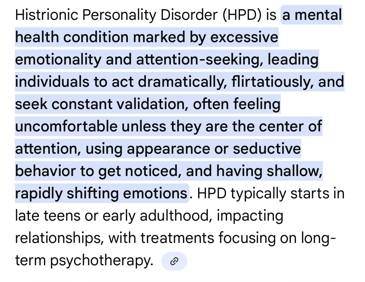 Histrionic Definition Histrionic Personality Disorder: Causes,