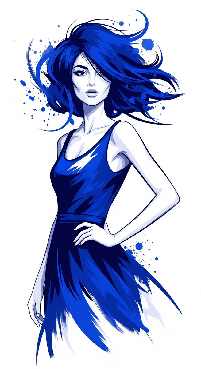 QT Your Blue and white Art 🎨 #AI #AIart #BlueandWhite