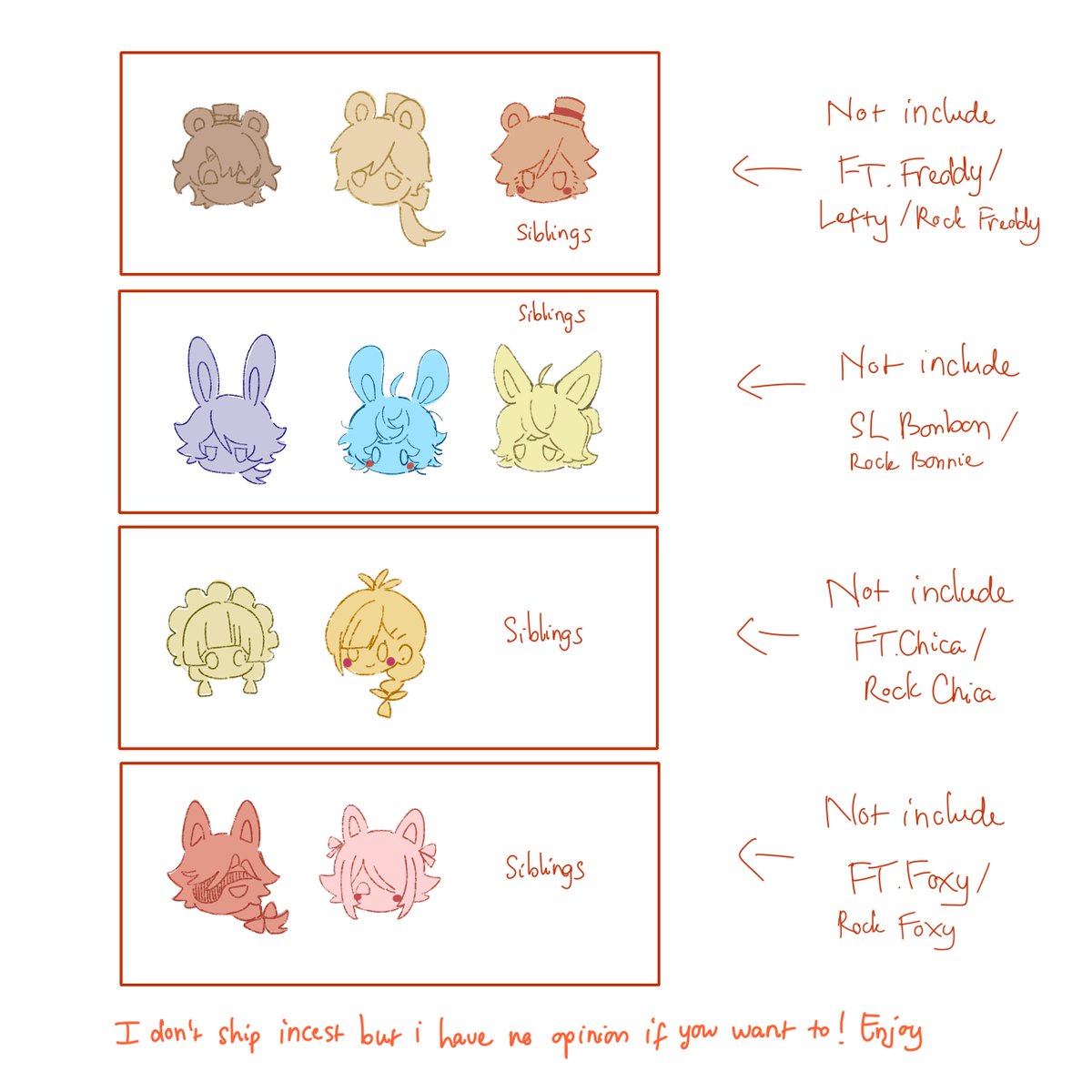 Since there're ppl who wants to make cp arts with my designs, here some ...