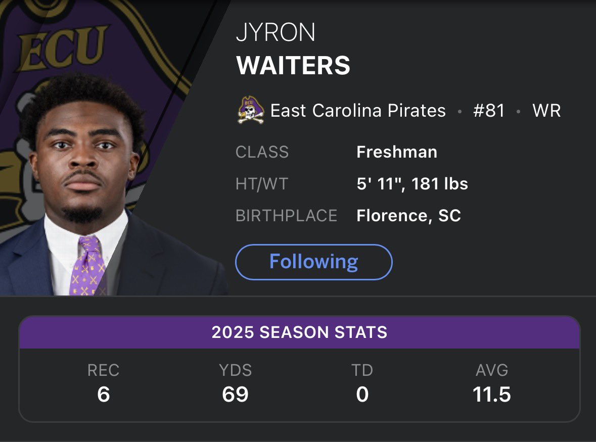 Jyron “J5” Waiters @JyWaiters X Profile | Muskviewer
