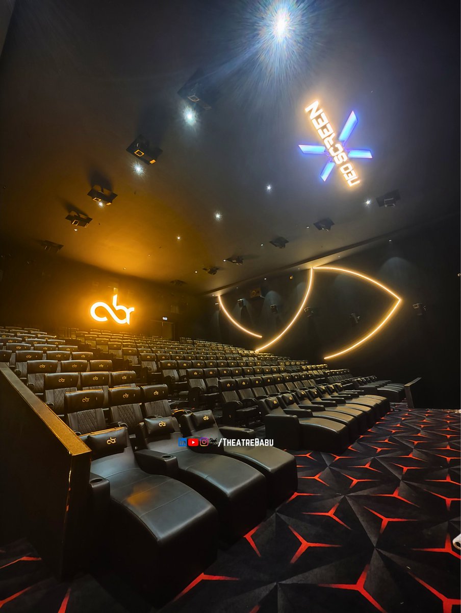 ABR Cinemas, Vijayawada is a 4-screen multiplex opening with the movie ...
