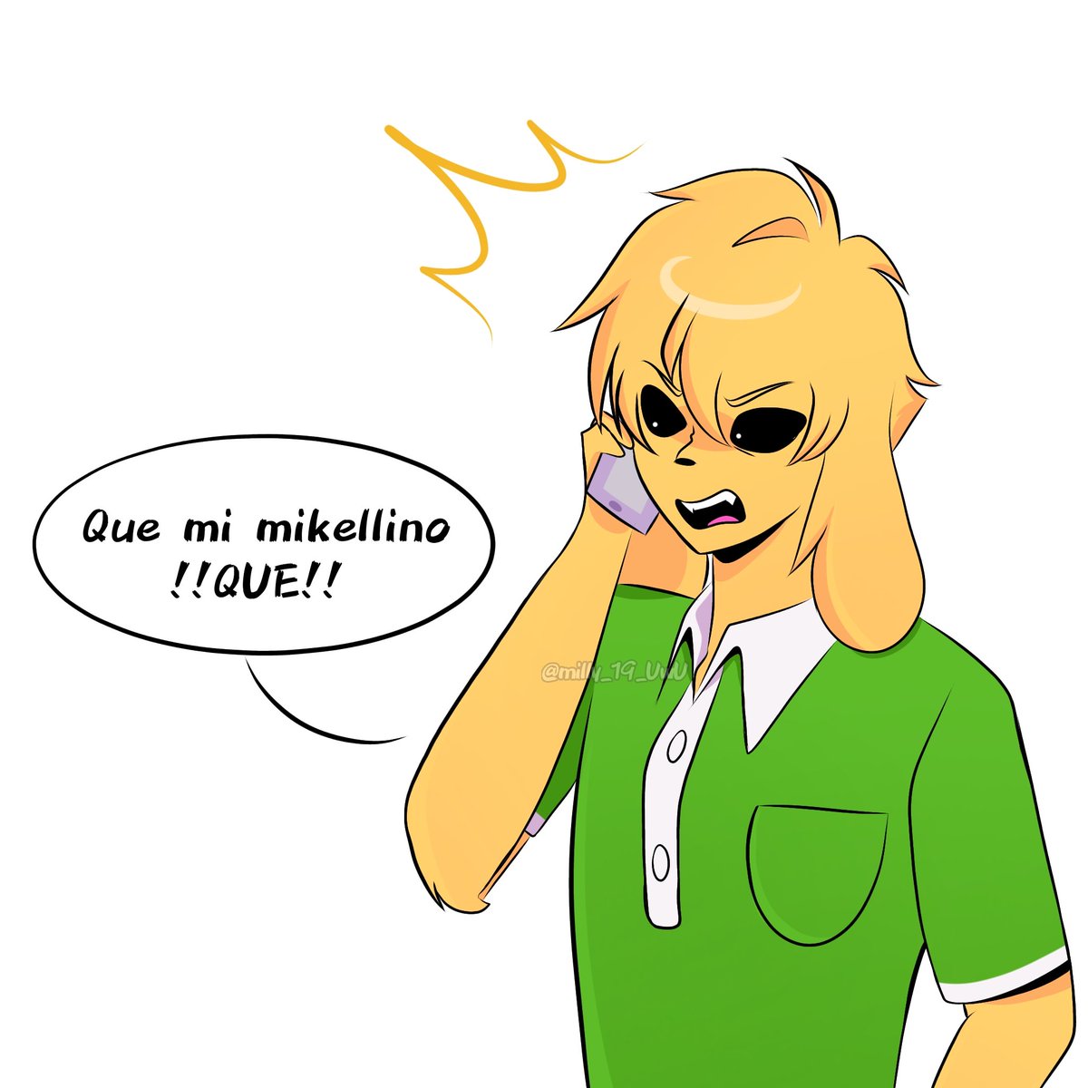Otro pequeño cómic del ship mikellino uwu Ustedes creen que Mike le ...