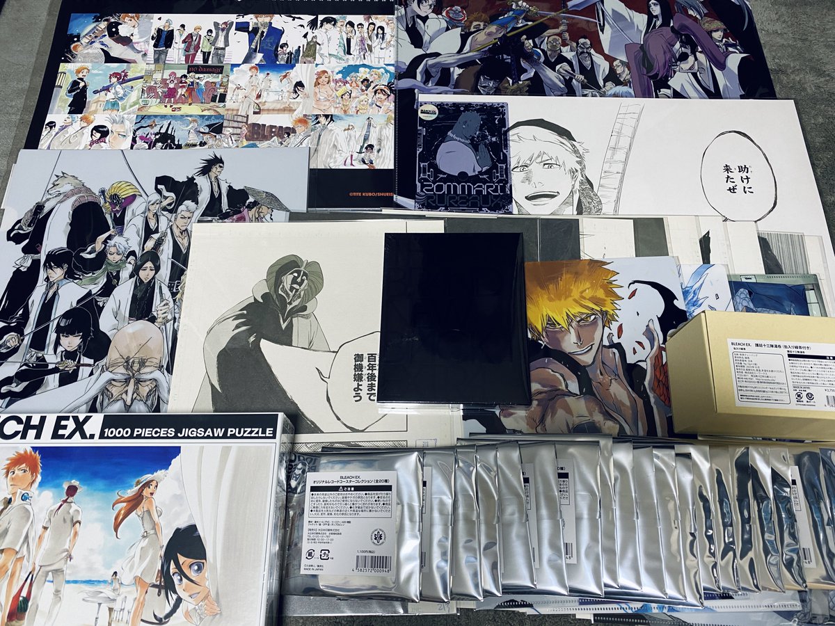 「BLEACH EX. FINALに行ってきました!!!久しぶりの原画展最高!!! 想像以上の追加展示の数々に圧倒される幸」みたらしの漫画