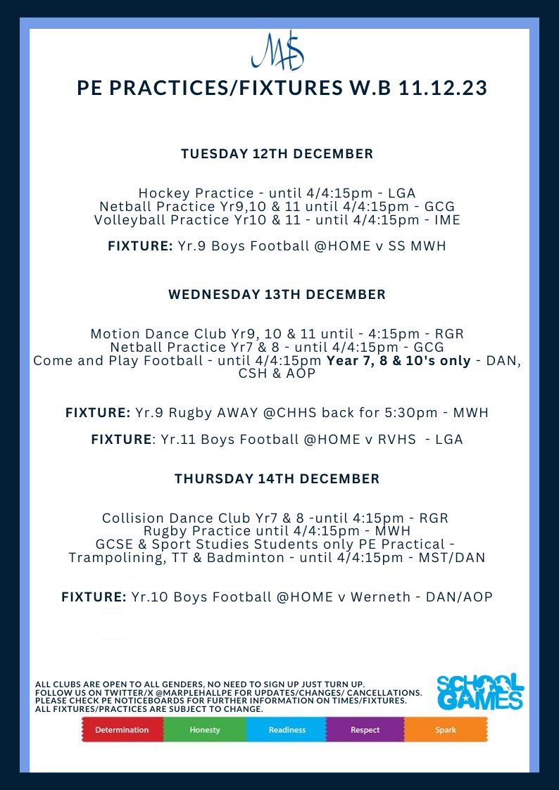 Social Feed - Marple Hall School