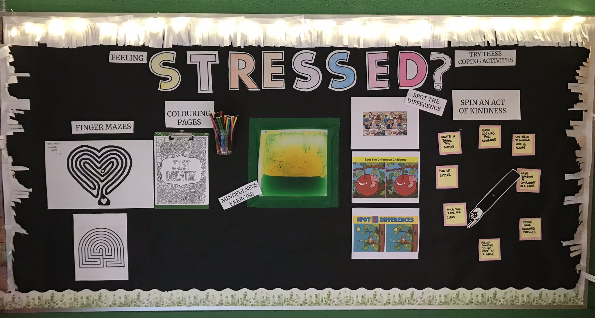 Stress Bulletin Board Ideas