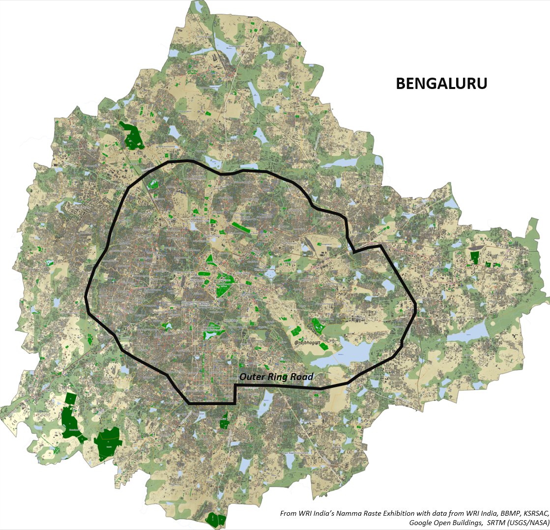 Thread: What is in that giant #map of #Bengaluru displayed in BBMP head ...