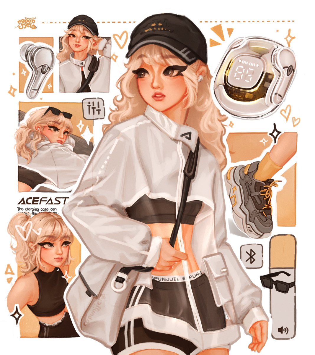 「Hi! I have 2 slots open for character sh」|peach ฺのイラスト