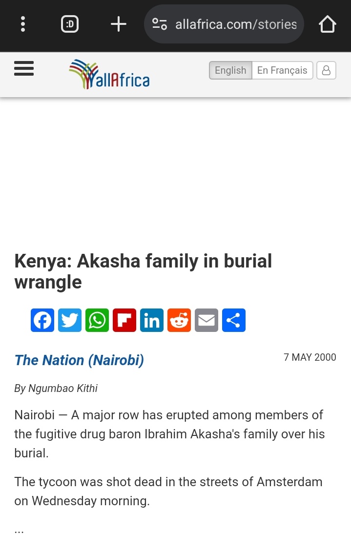 The STORY of Ibrahim Akasha How Akasha met his death leaving his sons ...