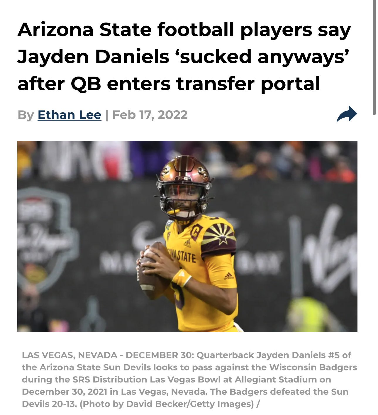 Arizona State Football Memes