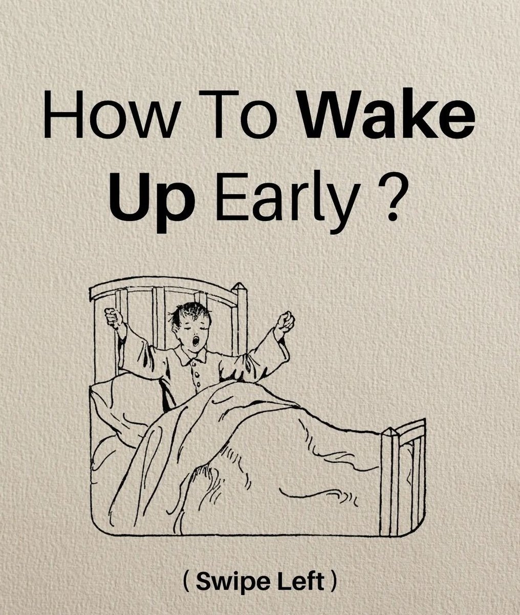 How To Wake Up Early? - Thread - - Thread from Plutonic Ideas @Plutonic ...