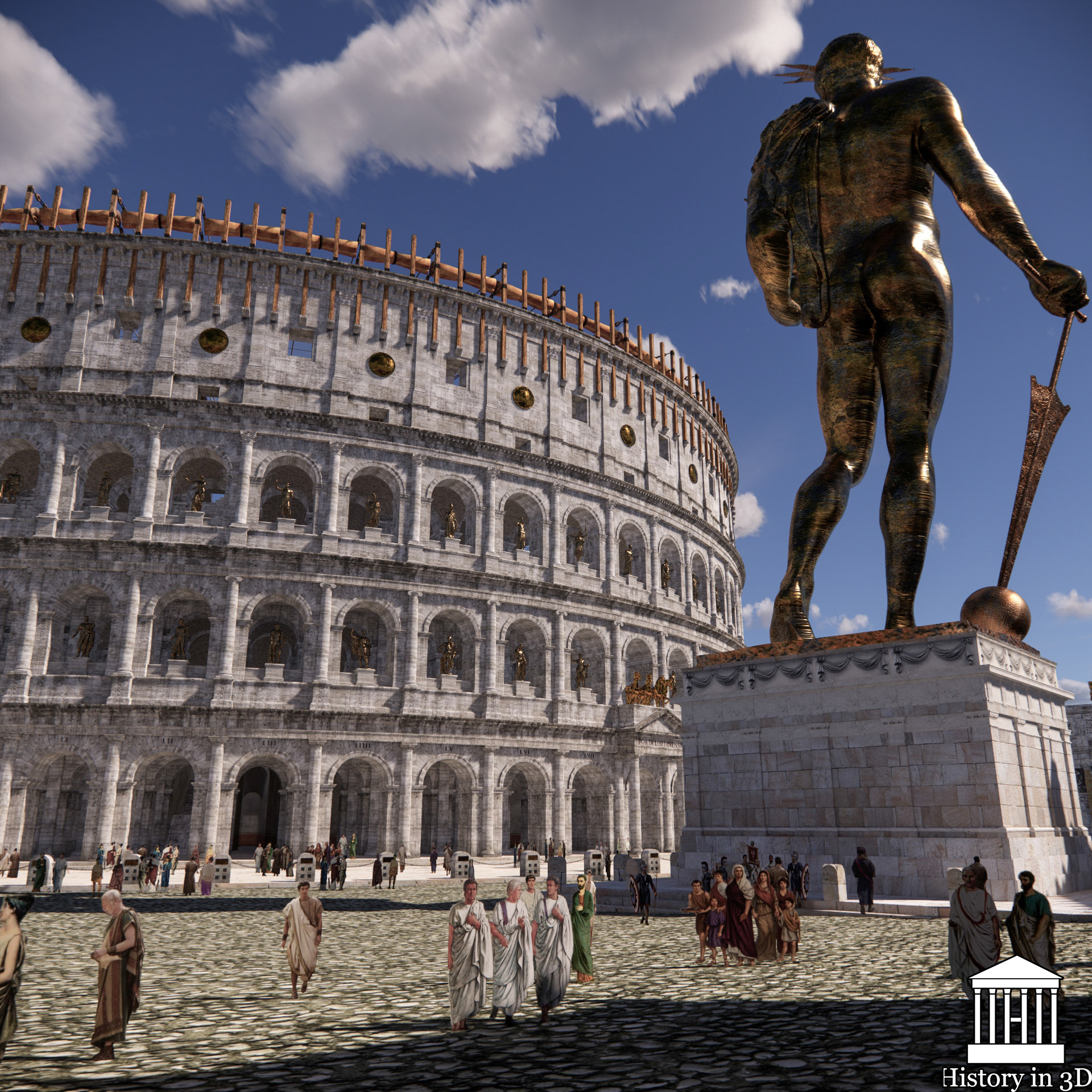 Nero Statue Colosseum