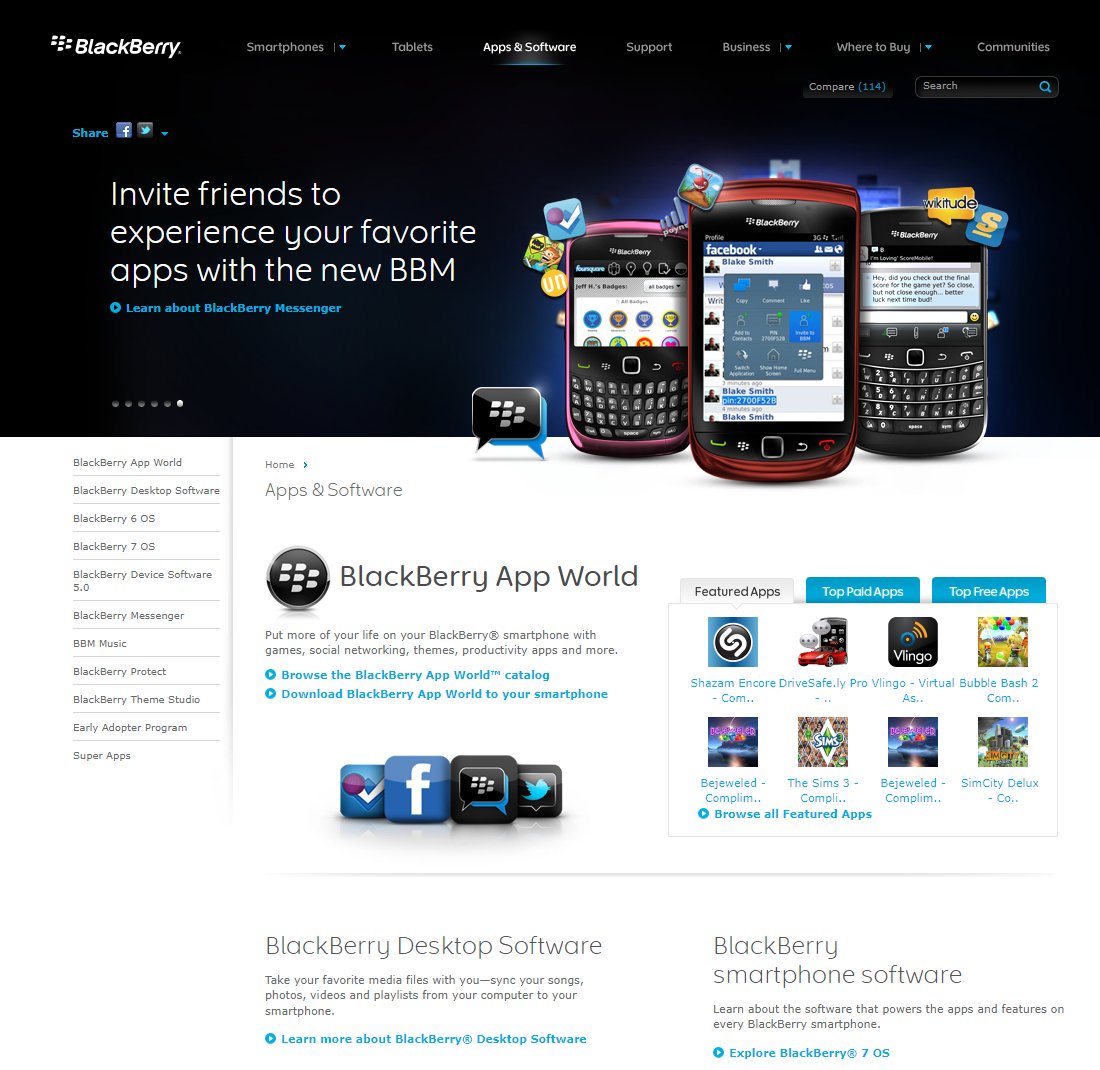 Blackberry App Store Logo