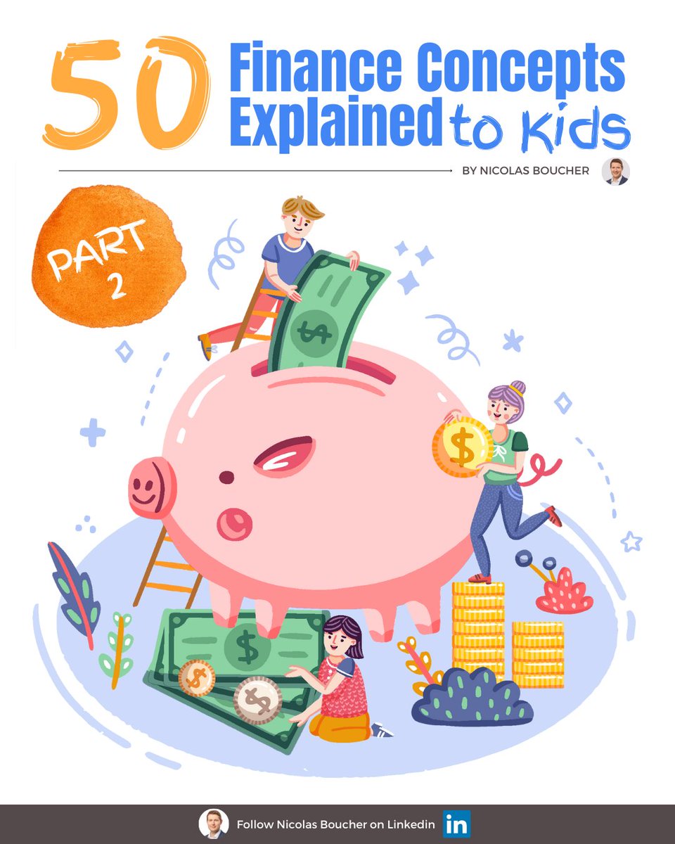 50 Finance Concepts Explained to Kids (Part 2) - Thread from Nicolas ...