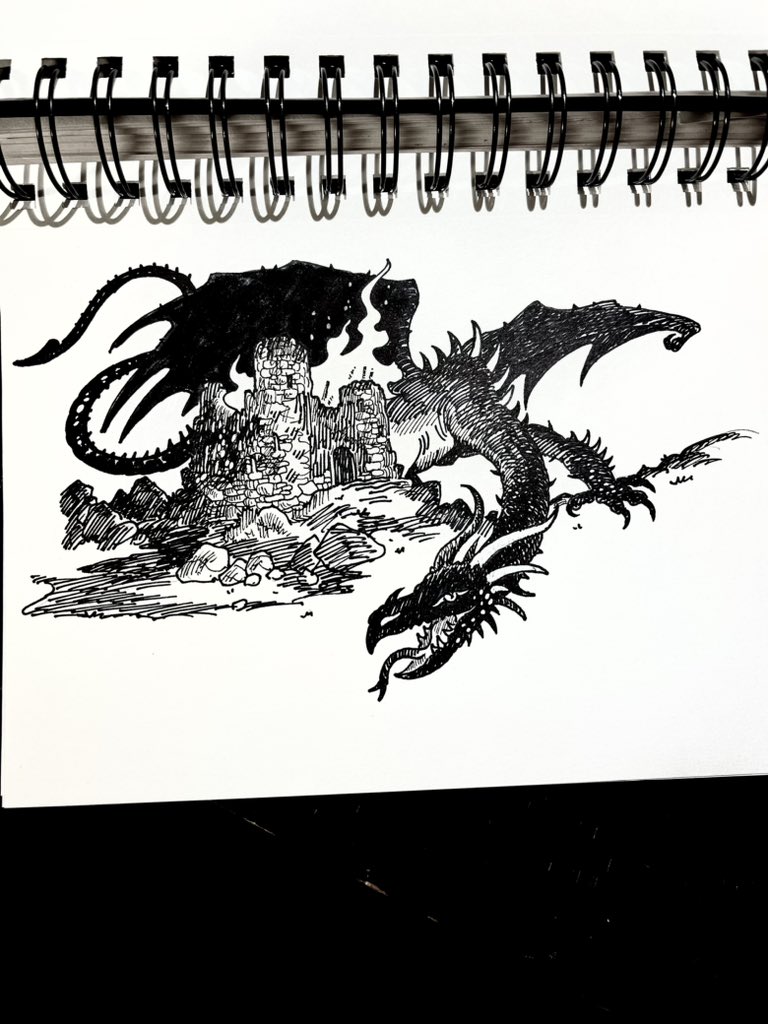 「Listed a few of the fairy portal linoprints on k0fi! And? Sc」🏰 LHの漫画