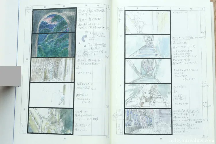 「Revel in Hayao Miyazaki's stunning watercolor storyboards fo ...