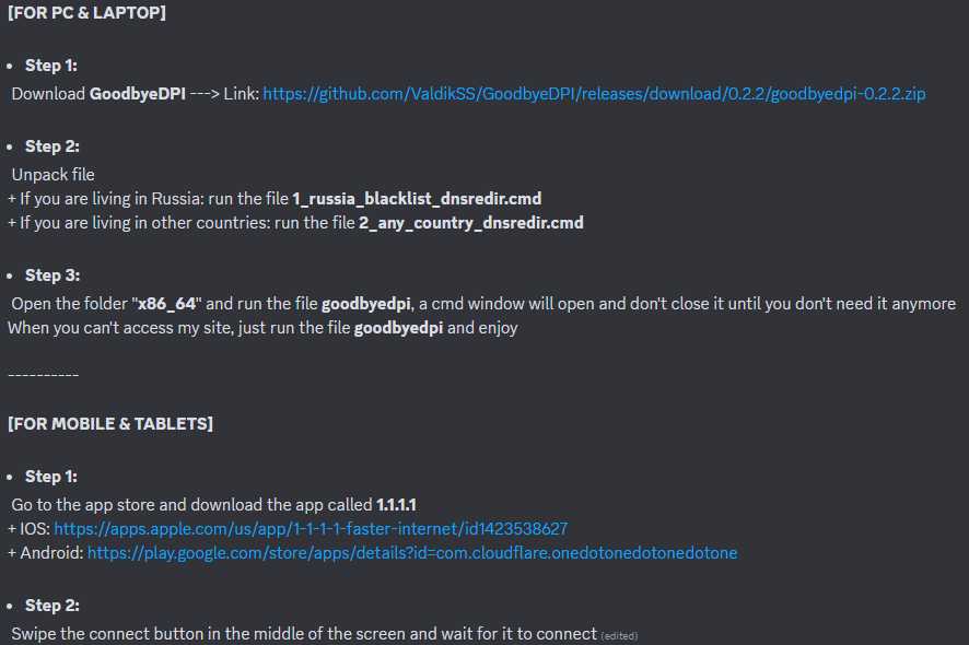 Goodbyedpi Download GoodByeDPI GUI 사용방법 SNI 차단 우회