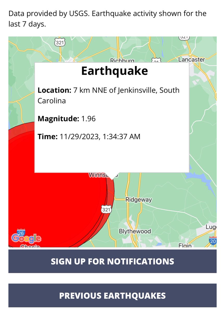 Earthquakes Map Last 7 Days