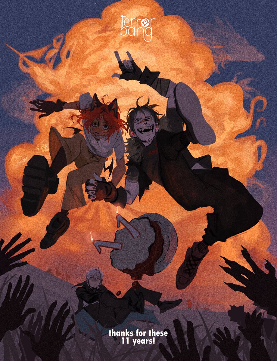 「Happy 11th birthday Terror Bang!! 」|midのイラスト