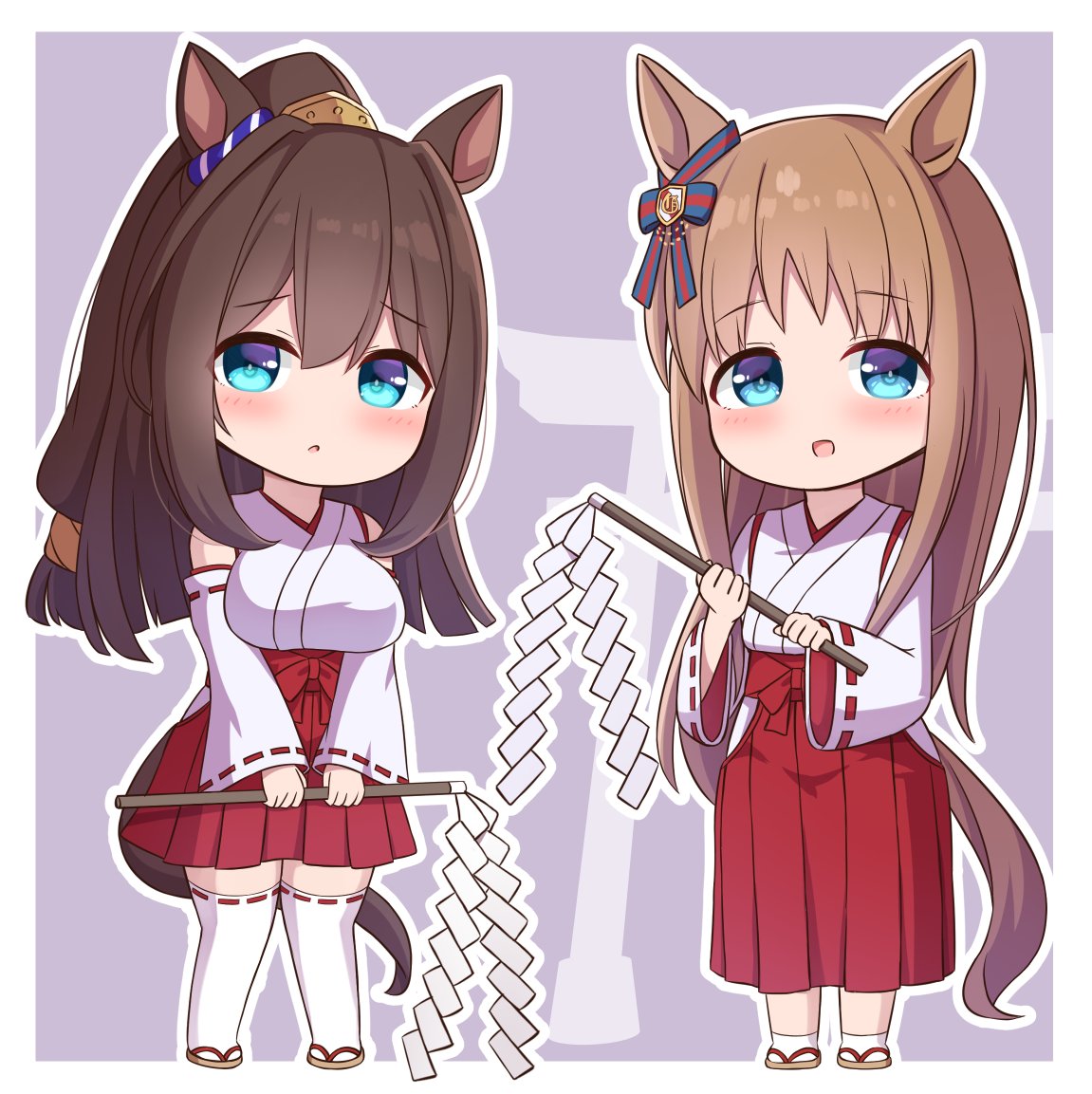 ウマ娘「グラス描きました #今月描いた絵を晒そう #ウマ娘」ねぷてぃ@C104東o-06aの漫画